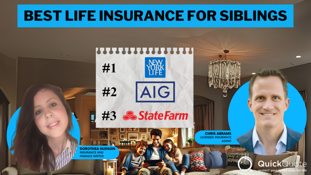 Best Life Insurance for Siblings in 2025 (Top 10 Companies ...