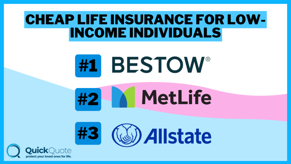 Cheap Life Insurance for Low-Income Individuals in 2025 | QuickQuote.com